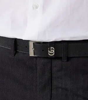 Gucci Gg Leather Belt