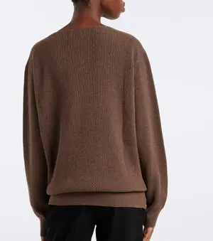 THE ROW Phef Cotton And Cashmere Sweater
