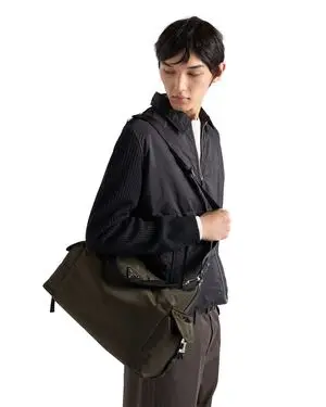 Prada Explore Re-nylon And Leather Bag