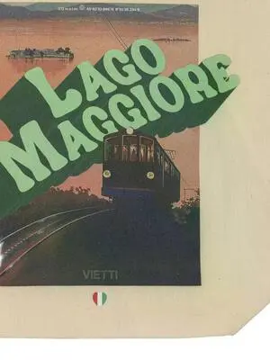 VIETTI MERCHANDISE Lago Maggiore Print Tote Bag
