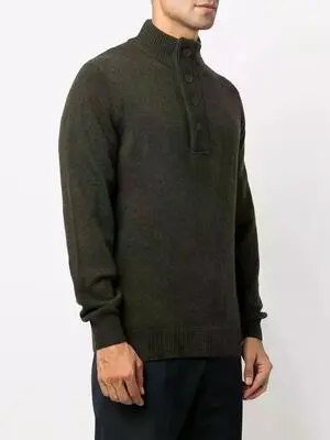 Barbour Funnel-neck Wool Jumper