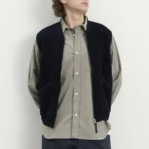 Universal Works Wool Fleece Zip Waistcoat