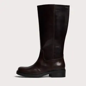VAGABOND SHOEMAKERS Karlie Knee High Leather Boot - Chocolate