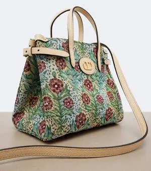 Valentino Garavani Antibes Small Floral Top-handle Bag