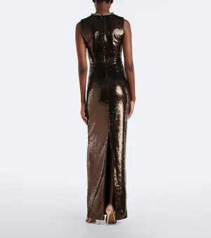 Roland Mouret Sequined Embellished Gown