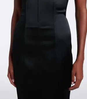 Dolce & Gabbana Satin Corset Dress