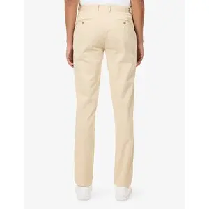 Sunspel Regular-fit Flat-front Stretch-cotton Chino Trousers
