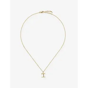 MISSOMA Curly Molten Mini Initial I 18ct Vermeil Necklace - Gold