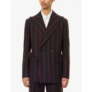 VIVIENNE WESTWOOD Captain Striped Wool Blazer
