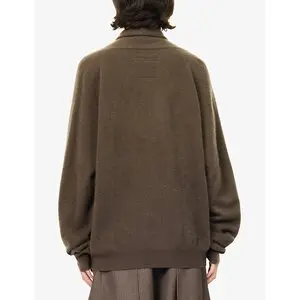 Frenckenberger Cross Draped Cashmere Jumper