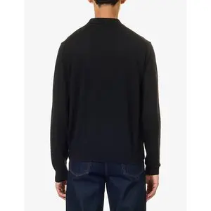 VIVIENNE WESTWOOD Mark Long-sleeve Wool Polo Shirt