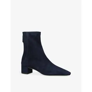 AQUAZZURA Saint Honore 35 Suede Ankle Boots