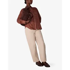 Whistles Checked Long-sleeved Woven Shirt