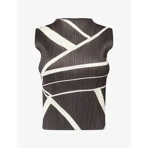 Issey Miyake Graphic Knit Top
