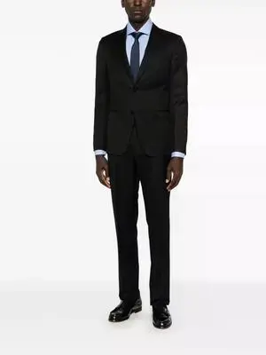 BARBA NAPOLI Spread-collar Button-up Shirt