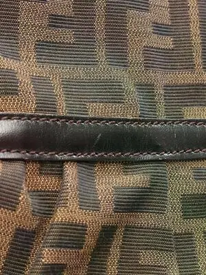 Fendi 2000-2010 Zucca Canvas Chef Shoulder Bag