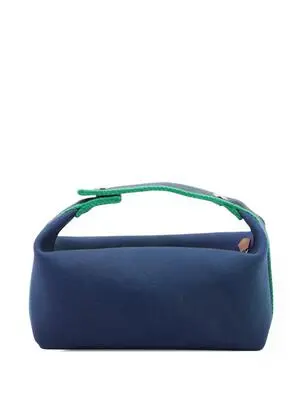 Hermès 2010-2026 Small Toile Bride A Brac Case Vanity Bag - Blue