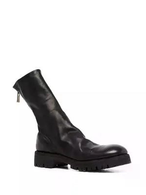 Guidi Zip-fastening Leather Ankle Boots