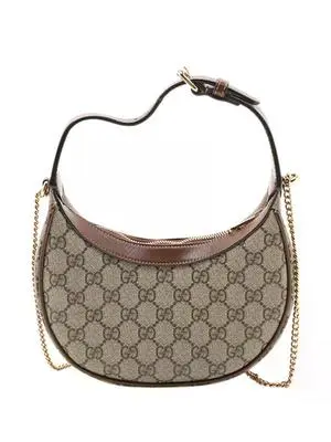 Gucci Gg Supreme Mini Half Moon Satchel