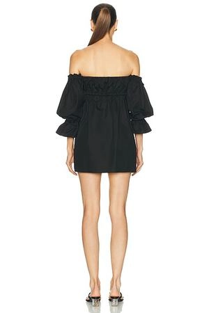 Saint Laurent Off The Shoulder Mini Dress