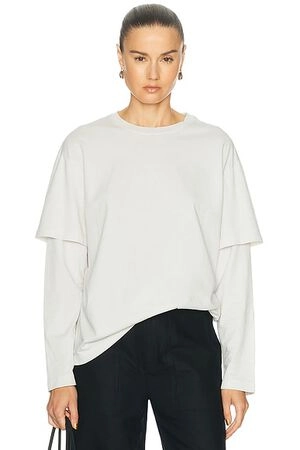 AGOLDE Lois Tee - Bone