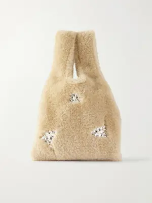 Simone Rocha Shearling-effect Shoulder Bag - Multi