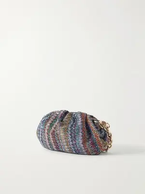 Missoni Caperdoni Sequined Striped Shoulder Bag