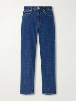SLVRLAKE Chloe Low-rise Straight-leg Jeans - Blue