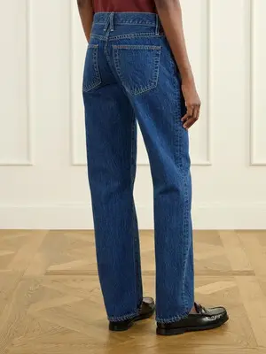 SLVRLAKE Chloe Low-rise Straight-leg Jeans