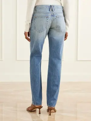 SLVRLAKE Isabel Low-rise Straight-leg Jeans