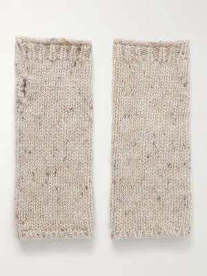 Johnstons Of Elgin Tiree Cashmere Gloves - Neutrals