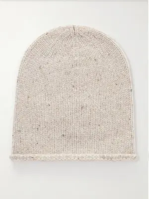 Johnstons Of Elgin Tiree Cashmere Beanie - Neutrals