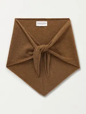 Johnstons Of Elgin Reel Cashmere Scarf - Brown