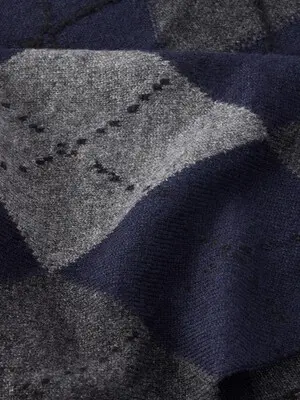 Johnstons Of Elgin Clan Checked Cashmere Scarf