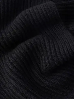 Johnstons Of Elgin Lovat Ribbed Cashmere Scarf