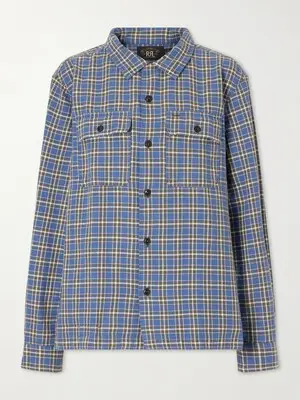 Ralph Lauren Matlock Camp Checked Cotton-twill Shirt