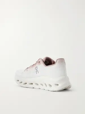 On Cloudtilt Stretch Recycled-knit Sneakers - Brown