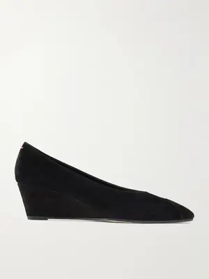 AeydĒ Calea 55 Wedge Suede Pumps
