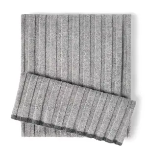 Brunello Cucinelli Cashmere Scarf - Grey