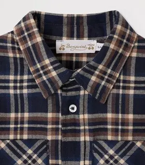 Bonpoint Cotton Check Shirt