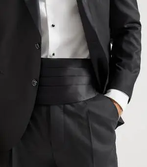 Brunello Cucinelli Cotton-silk Cummerbund