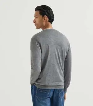 Brunello Cucinelli Cashmere-silk Crew-neck Sweater