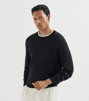 Brunello Cucinelli Cashmere-silk Crew-neck Sweater
