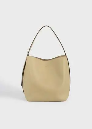 TOTEME Grained-leather Tote Bag