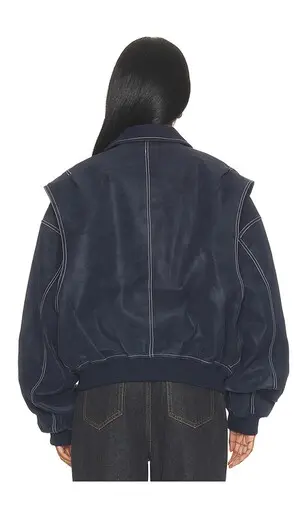 Lioness Vista Bomber Jacket In . Also - Navy