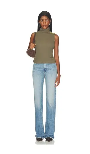 L'Agence Ceci Slvless Turtle Neck In . Also