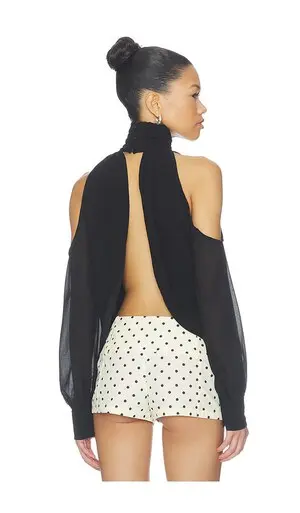 MORE TO COME Chiara Cold Shoulder Top In . Also