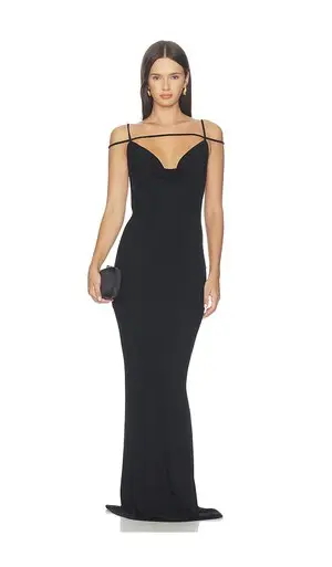 Nbd Malini Gown In . Also - Black