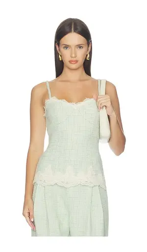 MAUDE CLUB Gabby Top In . Also - Mint