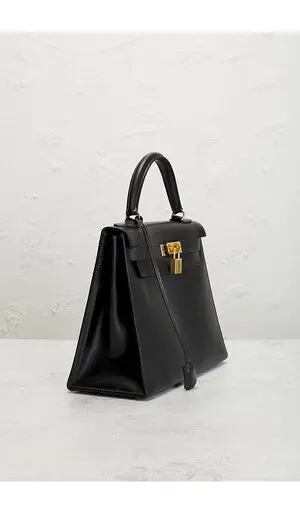 FWRD RENEW Hermes 1976 Box Kelly 28 Handbag